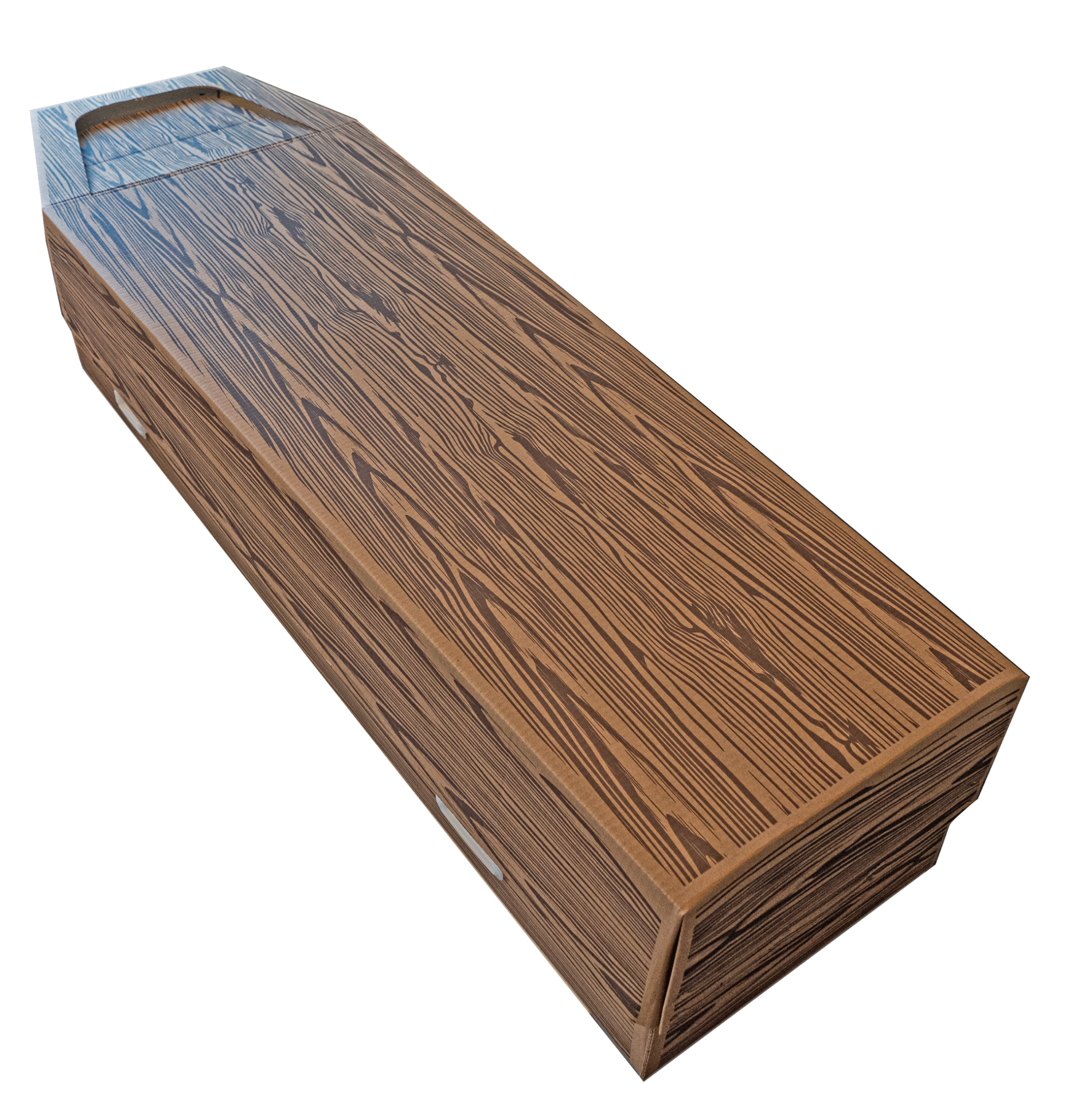 The Oreoh Corrugated Cremation Casket - New England Cremation Supply